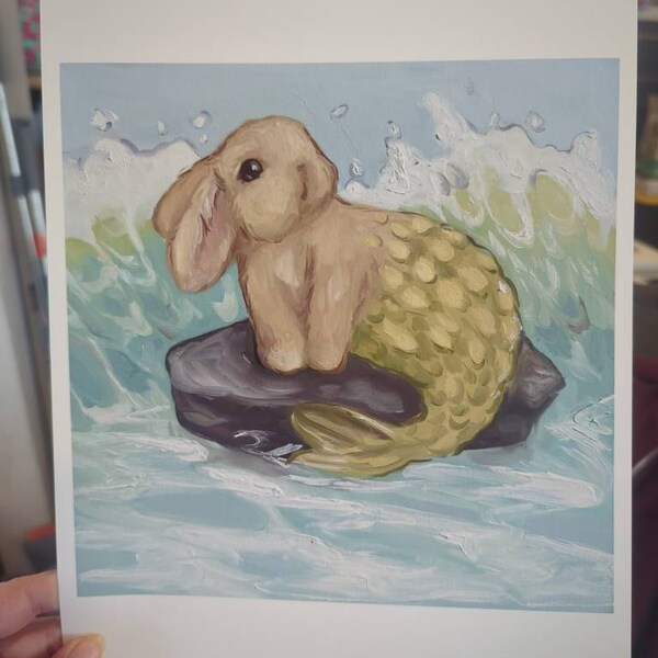 Mermaid Bun- Prints - Etsy