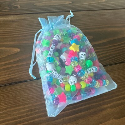 Mlp Kandi Necklace. Multiple Styles. Rave EDM EDC Rainbow PLUR Festival ...