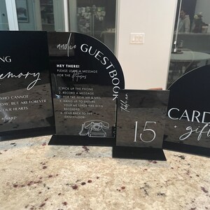 Acrylic Food Signs Wedding Food Signs Buffet Food Tag - Etsy