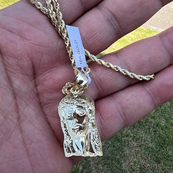 Real 10k Yellow Gold Nugget Heart Pendant Charm 10kt Gold - Etsy