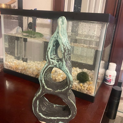Ceramic Pointed Fish Cave MADE TO ORDER Aquarium Decoration Under the ...