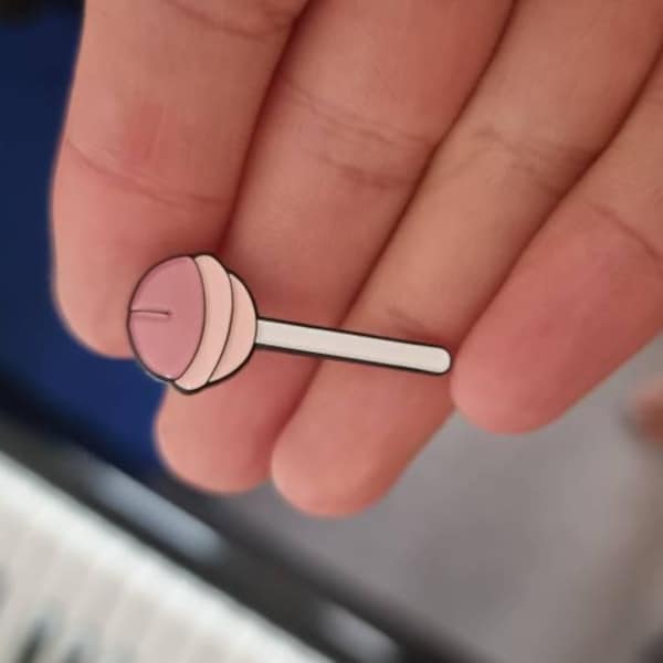 Lollipop Enamel Pin Penis Lapel Pin Sex Pin Penis Bonbon Pin Pride Pin Unique Pin