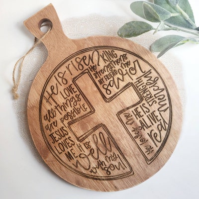 SVG, PNG, DXF, Jpeg, Cross With Words, Circle, Easter, Christian Design ...