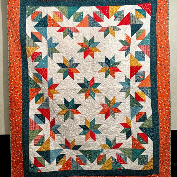 Digital Download Stellar Magic Quilt Pattern by Material Girlfriends ...