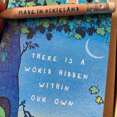 Mini Little Pixie Cards With Stamps - Etsy