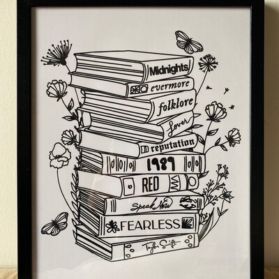 Book Lovers Poster, Bookish Wall Decor, Bookworm Poster, Printable Book ...