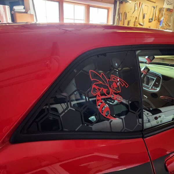 RAM TRX Bedside Decals TRX Eating Raptor Easter Egg Logo set of 2 - Etsy