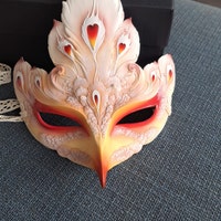 Handmade Full-face Mask, Adult Party Gift, Dance Dress, Hand-painted ...