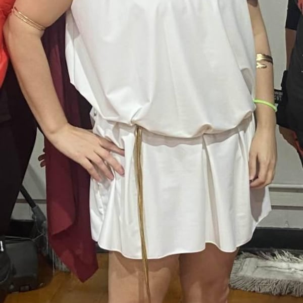 Men’s Greek Goddess Tunic Gold Halloween Costume - Etsy