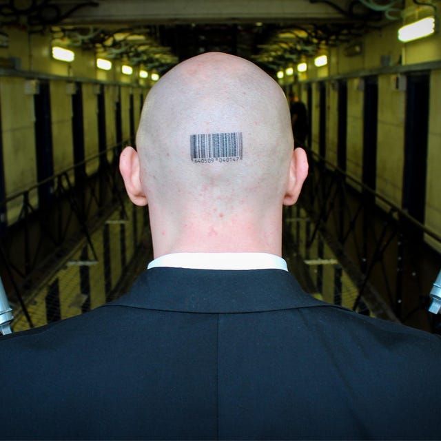 Hitman Fake Tattoos