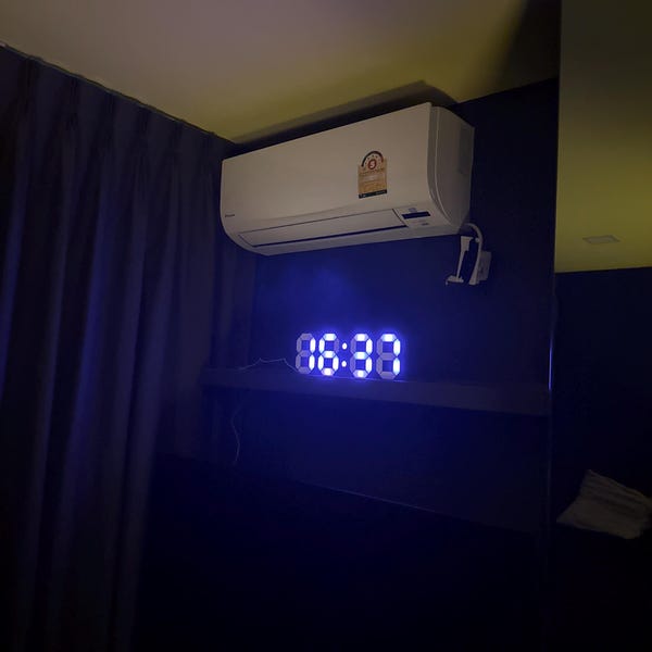 Digital Clock (countdown-scoreboard-temperature(c-f))(13.2x4.4 Inch) - Etsy