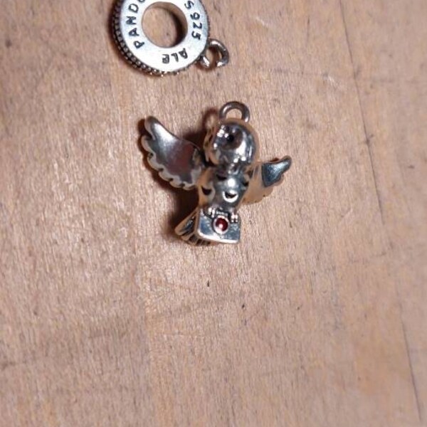 Shine Angel Charm Fits European Charm Bracelet Gift for Her Necklace ...