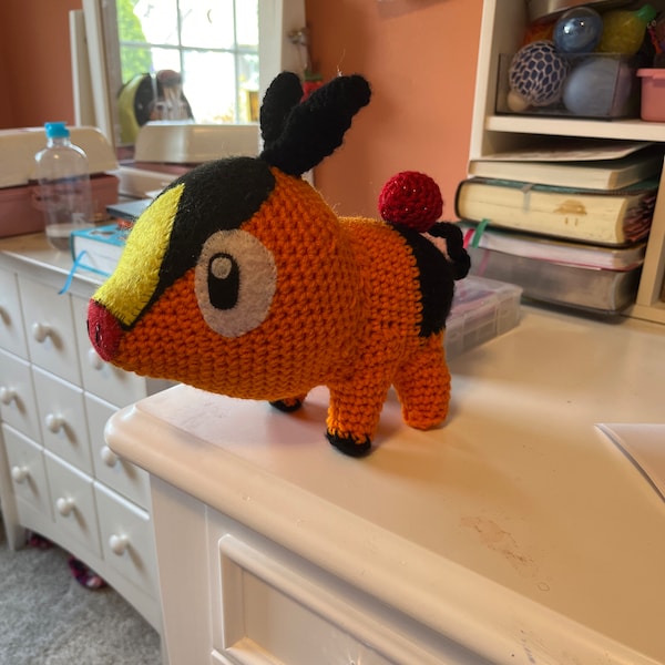Tepig Crochet Pattern ~ Amigurumi PDF Patterns ~ ENGLISH Instructions ...