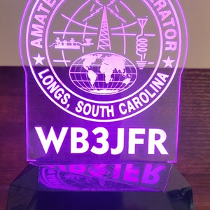 Ham Radio Callsign Antenna Callsign Window Decal - Etsy