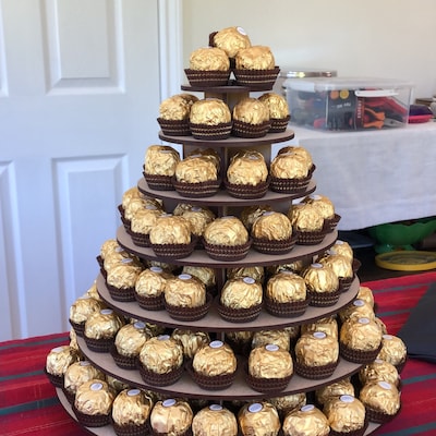 Square 7 Tier Ferrero Rocher Stand, Wedding, Birthdays, Sweet,special ...