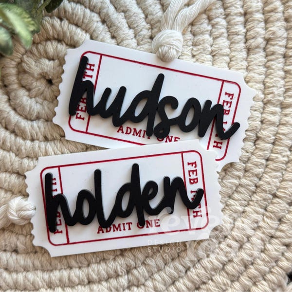 SVG Valentine's Day Tag Ticket Admit One - Valentines Basket Tag Name ...