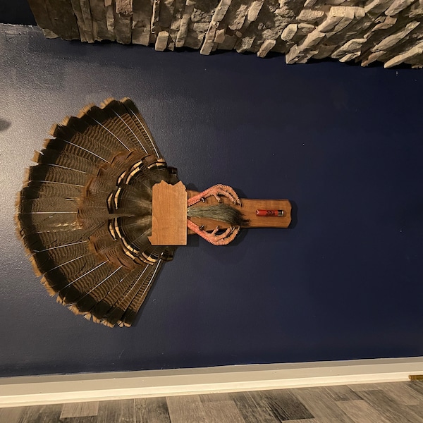 State Shaped Turkey Tail/wing Mount - Etsy