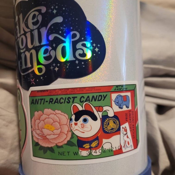 Proud POC Laminated Glossy Vinyl Sticker Chocolate/ Strawberry/ Banana ...