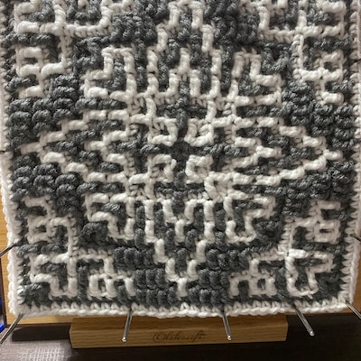 Overlay Mosaic Crochet Afghan/blanket Pattern Joys of Winter. - Etsy