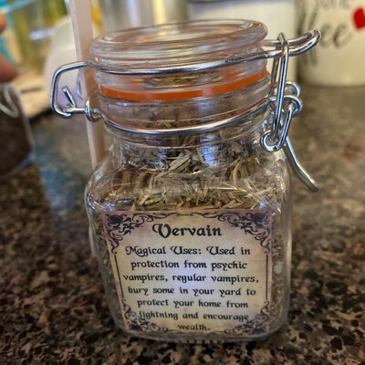 Vervain Herb & Jar - Etsy
