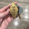 Personalized Vintage Hotel Keychain // Gold Key Ring // Personalised ...