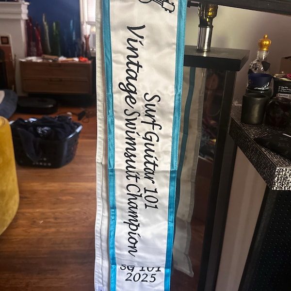 Custom Embroidery Sash: Personalized Party, Pageant, Bridesmaid Sash - Etsy