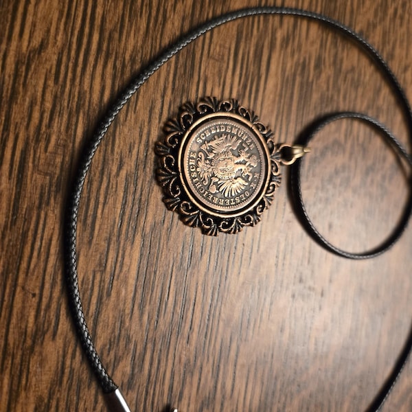 Large Mexico Vicente Guerrero Coin Pendant Necklace - Etsy