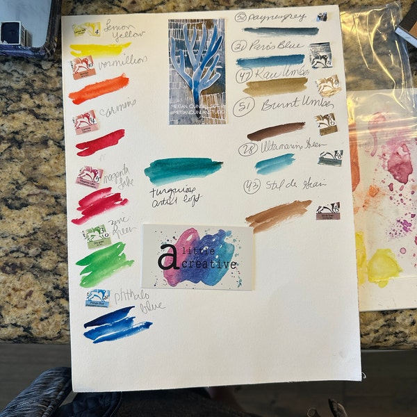 Renesans Watercolor Paint Half Pan. Professional Artist Grade. - Etsy