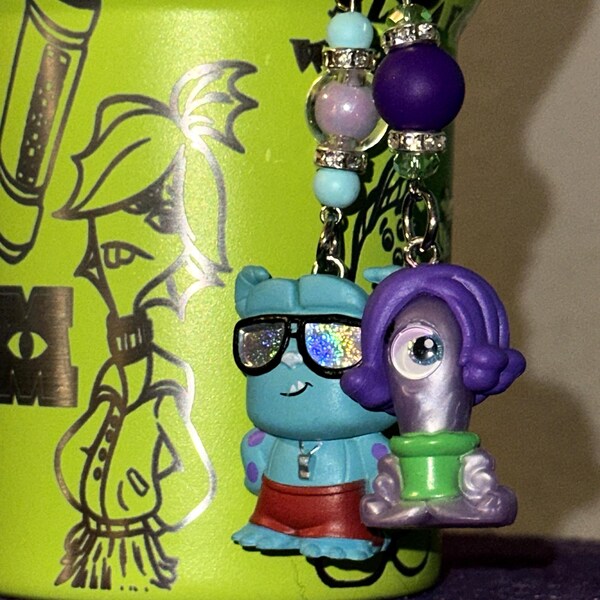 Lotso the Bear From Toy Story Glitter Keychain Doorables - Etsy