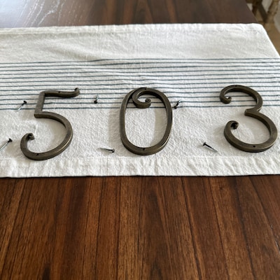 House Number /iron House Numbers 5 Inches/ Door Numbers / Metal House ...