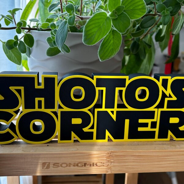 Custom Pokemon Style Name Plate | Anime Letters | Personalized Desk ...