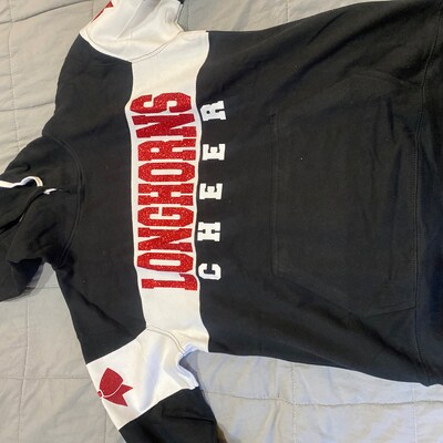 Custom Personalized Cheer Design J. America Varsity Fleece Colorblocked ...