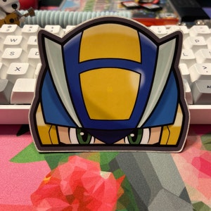 Megaman X Holographic Sticker Megaman X Series - Etsy