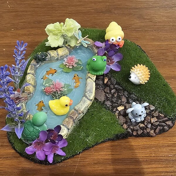 Miniature Rustic Outhouse Scene: Fairy Garden Cake Topper - Etsy