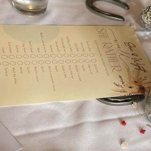 Boho Bridal Shower Games, Floral Bridal Shower Editable Games ...