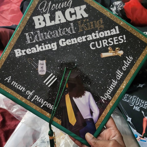 Graduation Cap Topper Label/ 1st Generation Graduate - Etsy