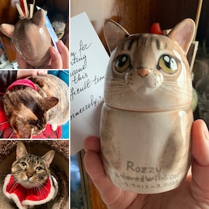 Orange Fox Jar Fox Pottery Container Handmade Sugar Bowl - Etsy