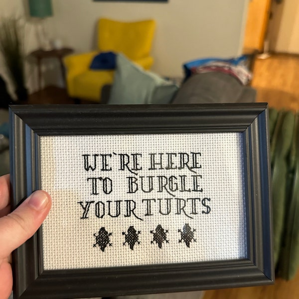 We're Here to Burgle Your Turts|| Over the Garden Wall Inspired Cross ...