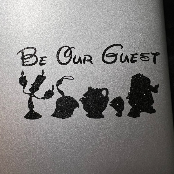 Be Our Guest Beauty and the Beast Decal | Be Our Guest Decal | Disney ...