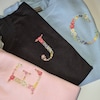Machine Embroidery LETTER J Uppercase 3"/7,5 Cm Dainty Floral Font ...