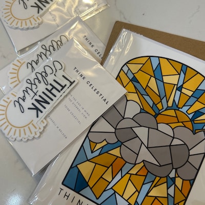 Think Celestial Sticker Russell M Nelson General Conference Sticker ...