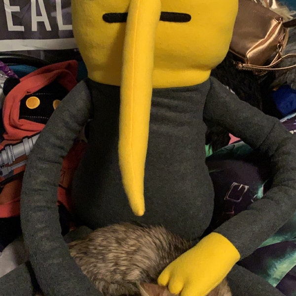 Giant Lemongrab- Large Handmade Plush Toy - Etsy