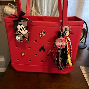 Watermelon Bogg Bag Tassel - Etsy