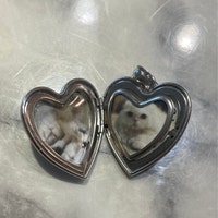 4 Photo Locket Necklace in 925 Sterling Silver - Multi Photo Heart ...