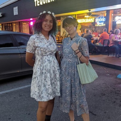 Pink Modern Hanbok Jeogori Handmade Korea Daily Hanbok Mini Dress ...