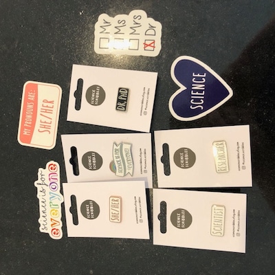 Rutherford Atomic Model Soft Enamel Pin Badge White, Blue, Green & Red ...