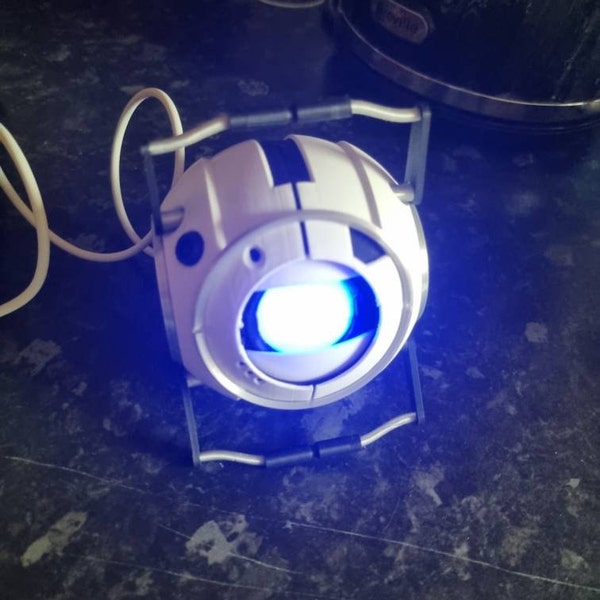 Portal Wheatley Figure – 3D Printed Model With LED Light – Moving ...