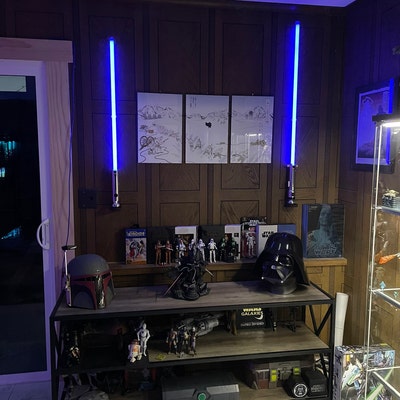 Lightsaber Wall Mount, Vertical Lightsaber Holder Compatible With ...