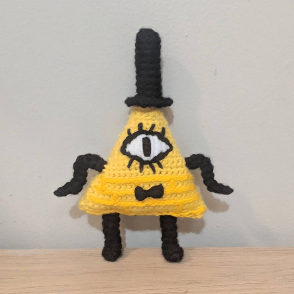 PATTERN Bill Cipher Inspired Doll From Gravity Falls CROCHET PATTERN - Etsy