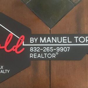 Custom CAR DEALERSHIP Sold Sign Care Salesman Gift Sold Car | Etsy